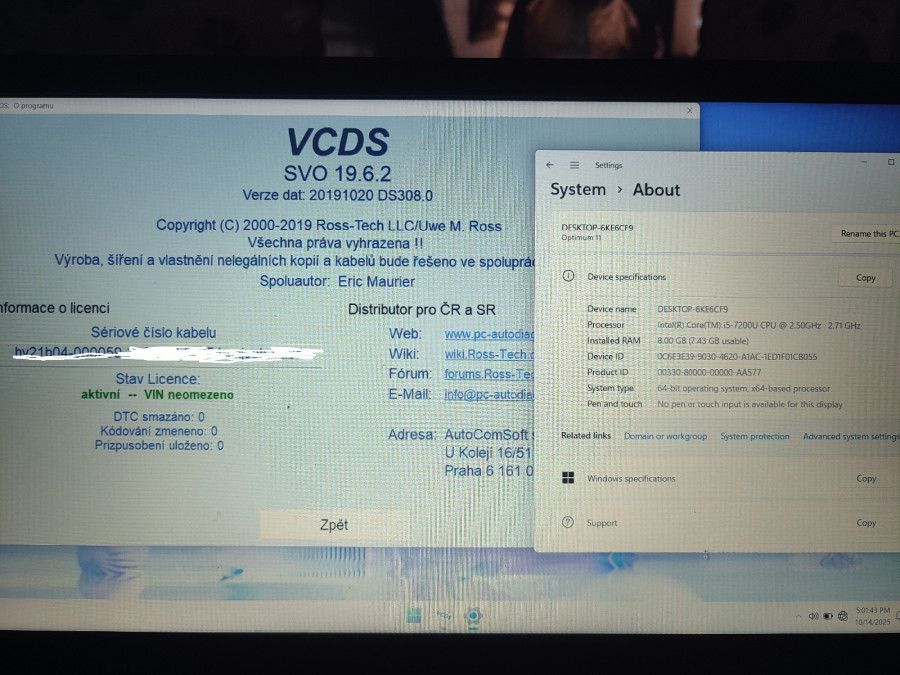 Predám diagnostiku VCDS VAG-COM s čipom STM429 CZ-EN-HUN jazyk - Elektro - Zemianska Olča ...